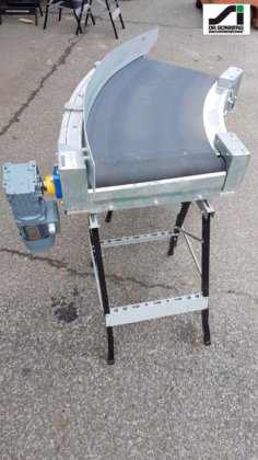 Transnorm Belt Curve Conveyor 670-500 IR1100 Belt Curve 45° Left in ...