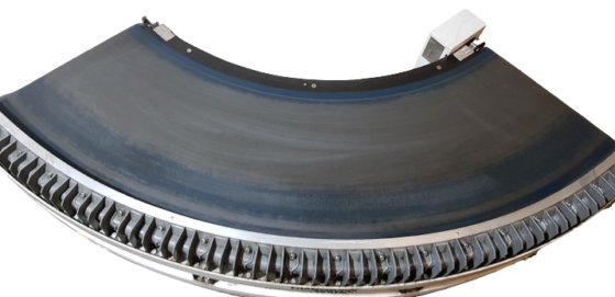 Transnorm belt curve conveyor left 90°-700-500-IR900 in Würzburg, Germany