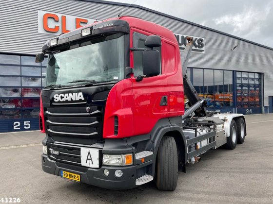 Gebruikte 2012 Scania R 480 Meiller 20 Ton haakarmsysteem in Andelst ...