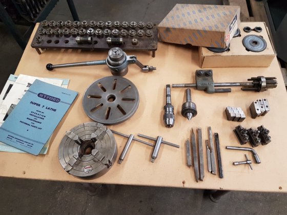 Myford Super 7 in Hårlev, Denmark