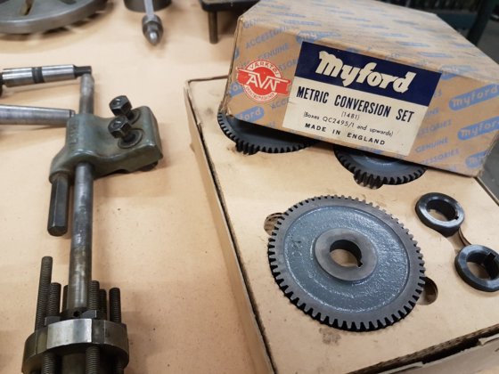 Myford Super 7 in Hårlev, Denmark