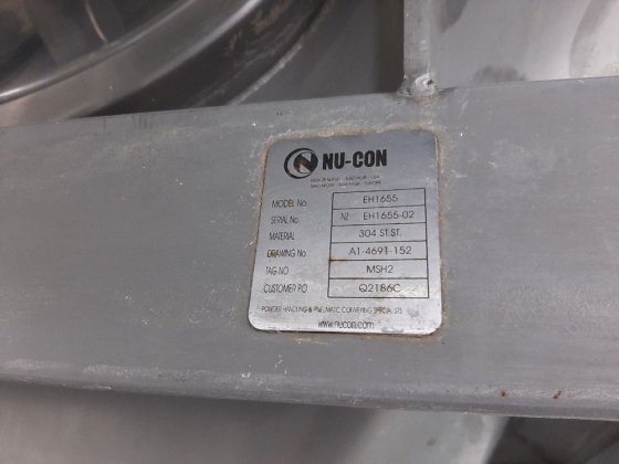 Nu-Con Milled Sugar Hopper in Singapore