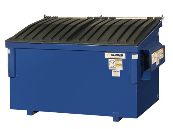 Wastequip Flat Top or Slant Top Dumpsters Front Load Containers in ...