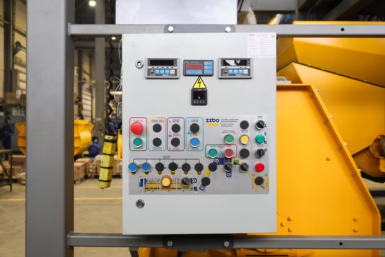 Manual control panel in Zlatoust, Russia