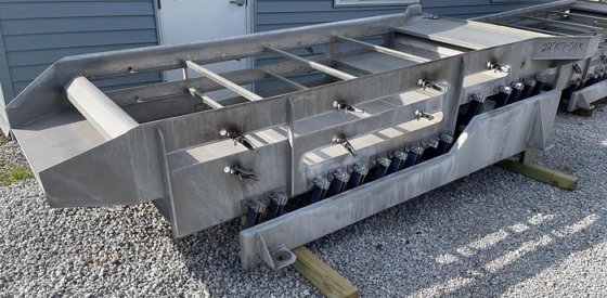 Key Technology Dual Deck Grading and Sizing Shaker Conveyor 409-51 in ...