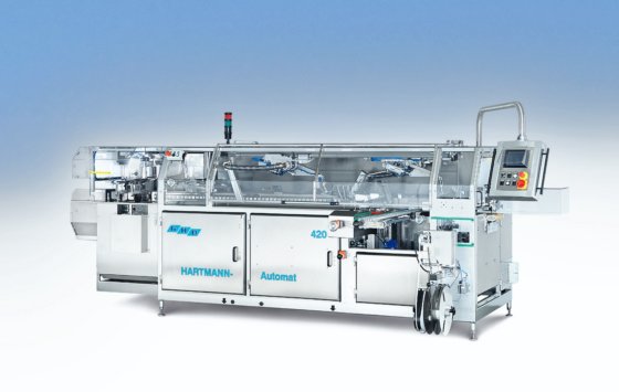 Hartmann GBK 420 R packaging machine in Babenhausen, Hesse, Germany