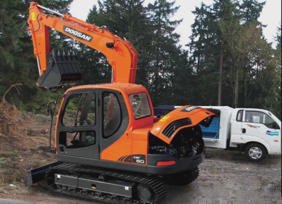 Doosan Dh80 Dx80 Crawler Digger Mini Small Excavator Excavators Second ...