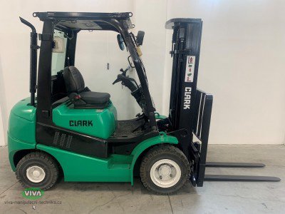 2013 CLARK C25D forklift in Lovosice, Ústí nad Labem Region, Czech Republic