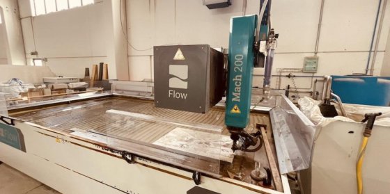 Flow Waterjet Mach 200 Code 03-25 water cutting machine in Verona ...