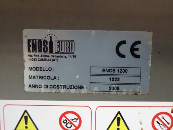 2009 GLUE LABELING MACHINE ENOS MODEL 1200 WITH SAFETY GUARDS in ...