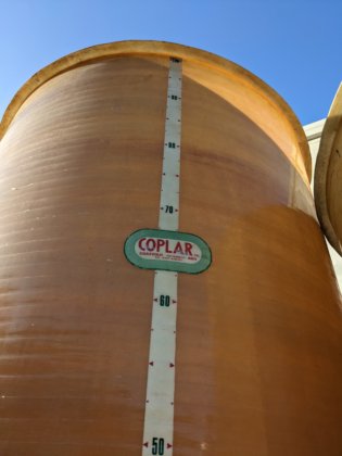 FIBERGLASS TANK VARIABLE CAPACITY FIRM COPLAR in Canelli, Italy