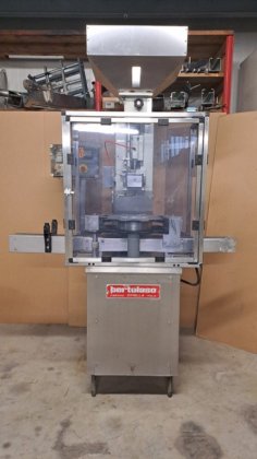 AUTOMATIC CORKING MACHINE BERTOLASO FIRM in Canelli, Piedmont, Italy