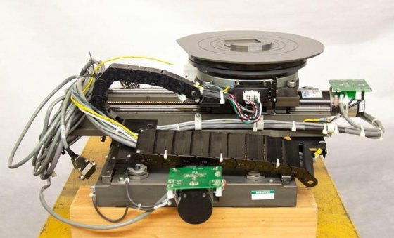 Motorized XY Axis & Rotary Vacuum Stage 4” Wafer Inspection Chuck (9011 ...