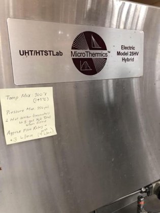 MICROTHERMICS 25HV HYBRID UHT/HTST SYSTEM in Colorado, USA