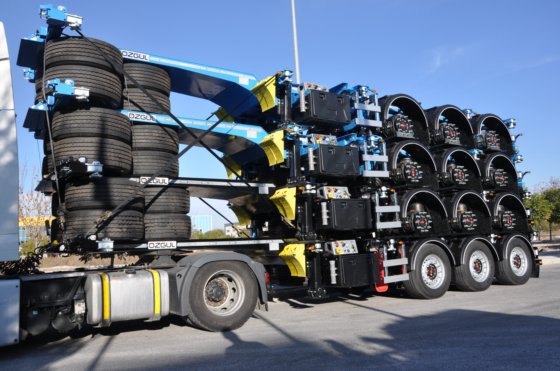 HIGH CUBE EXTENDABLE CONTAINER CHASSIS in Konya, Turkey