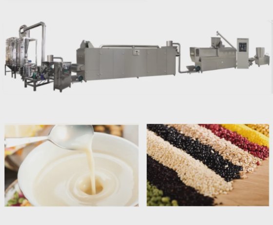 Corn Flour Modified starch Extrusion Making Machine Cereal Flour Powder ...