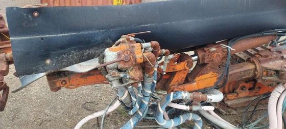 Air compressor track drill rock blasting shooting in Utah, USA