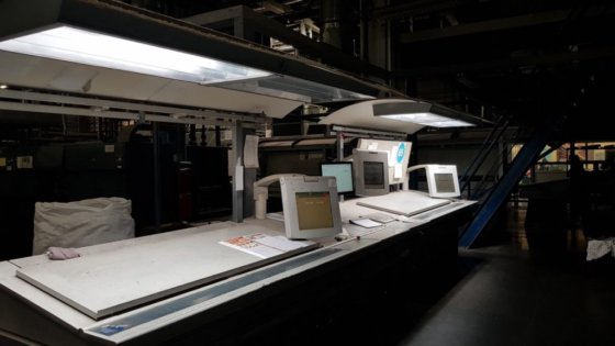 2004 Goss Sunday 4000 48pp Heatset Web Offset Press in Allostock ...