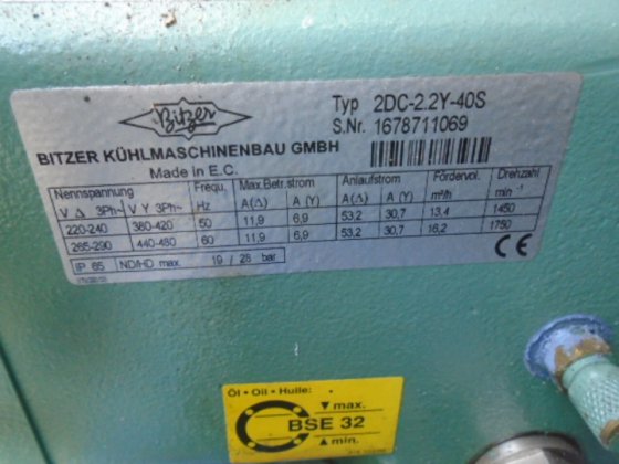 Bitzer refrigerated freezer plant. in Rijkevoort, Netherlands