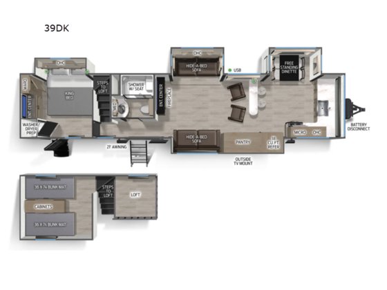 2026 Forest River RV Cherokee Timberwolf 39DK in Ellington, CT, USA