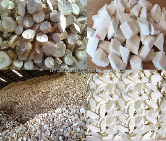 500kg/h Milling Dried Cassava Chips into Flour Cassava Flour Processing ...