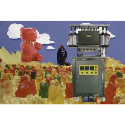 2022 Small semi Automatic Gummy Making Machine Gummy Bear Jelly Gummy ...