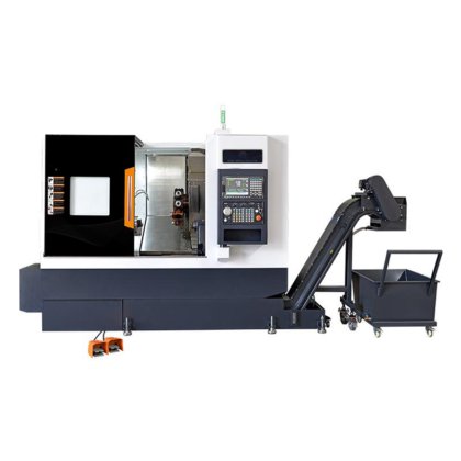 Precision Slant Bed CNC Lathe Machine with Fanuc System for Industrial ...
