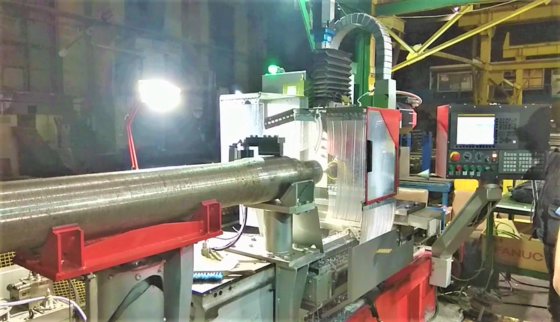 Machining the end of a railroad axle on a FANUC CNC machine in Lviv ...