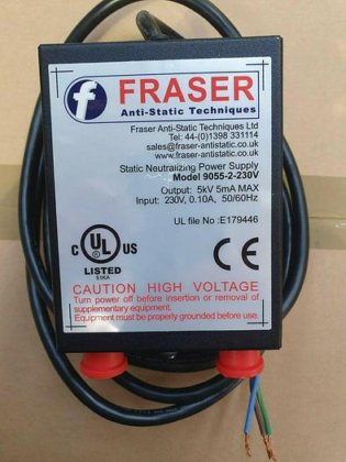 Fraser Anti-Static Techniques 5kV PSU and Anti-Static Slot bar 300MM in ...
