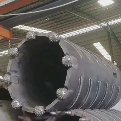 1200mm Core Barrel with roller bit rotary rig machine drilling tools ...