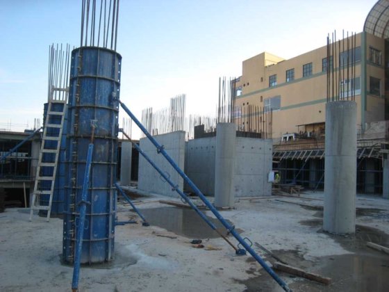 ASYAPI Circular Steel Column Formworks in İstanbul, Turkey