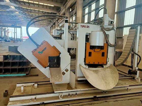 2004 FICEP TIPO D8 ANGLE FLAT BAR PROCESSING LINE in United Arab Emirates