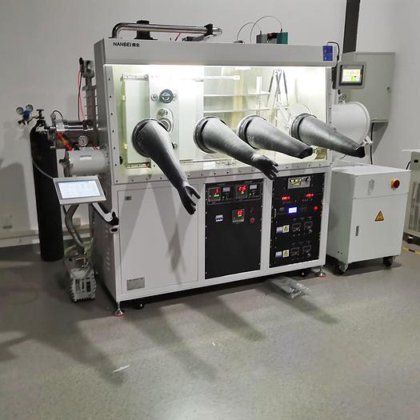 Nanbei Double Station Inert Gas Protection Chamber Lab Vacuum Glove Box ...