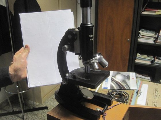 CARTON Microscope in Collegno, Piedmont, Italy