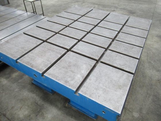 1500x1240 T Slotted Surface Plate in Collegno, Piedmont, Italy