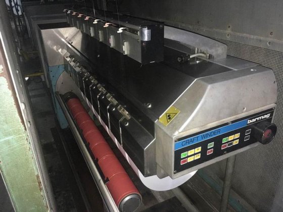 Barmag POY, CW-6R winders in Shanghai, China