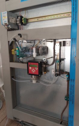 Complete gas detector station incl. Polytron IR Ex, Dräger, in ...