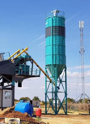 75 Ton Vertical Cement Silo | Concrete Silo in Izmir, Turkey