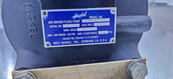 Haskel Model GSF-60 6HP Air-Driven Liquid Pump in Dubai, United Arab ...