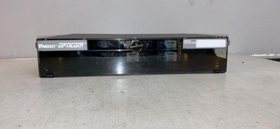 2U Panduit Opticom Fiber Patch Panel W/ Bulk Heads in Shippensburg, PA, USA