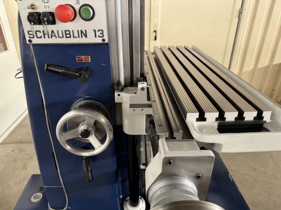 UNIVERSAL MILLING MACHINE “SCHAUBLIN” TYPE 13 in Biel/Bienne, Bern ...