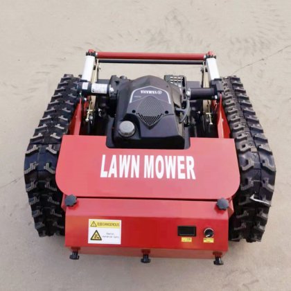 Mini Garden Tractor Gasoline Crawler Remote Control Lawn Mower for ...