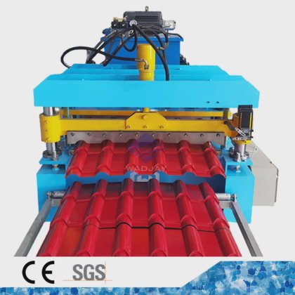 Automatic Galvanized Glazed Zinc Roofing Sheet Metal Tile Making ...