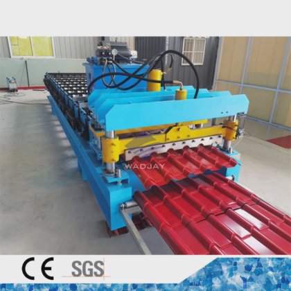 Automatic Galvanized Glazed Zinc Roofing Sheet Metal Tile Making ...
