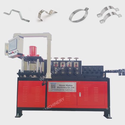 Iron Wheel Rim Hose Clamp Ring Barrel Hoop Making Machine in Henan, China