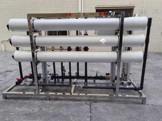 High Flow Rate Industrial RO System with Stainless Steel Frame in Henan ...