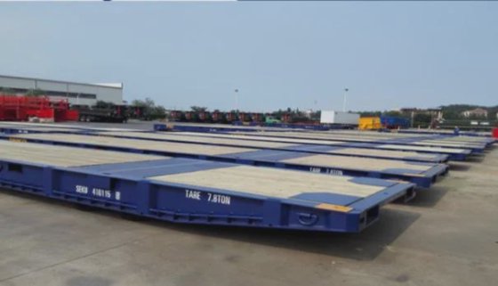 Heavy Duty 20 Feet/40FT/60 FT Port Cargo Transfer Port Terminal Low ...