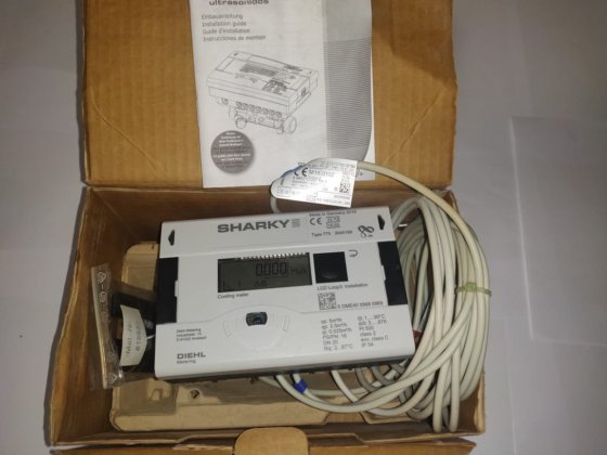 DIEHL METERING ULTRASONIC COOLING METER SHARKY 775 TYPE, 3045199 in ...