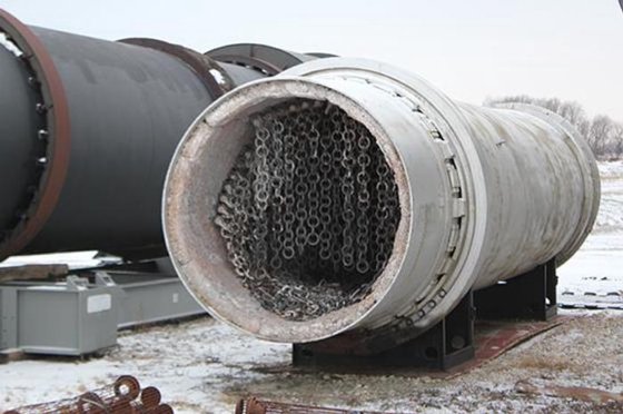 Vulcan Drying Systems 7' D x 28' L Concrete Lined Drum in Moberly, MO, USA