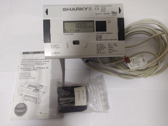 DIEHL METERING ULTRASONIC COOLING METER SHARKY 775 TYPE, 3045199 in ...